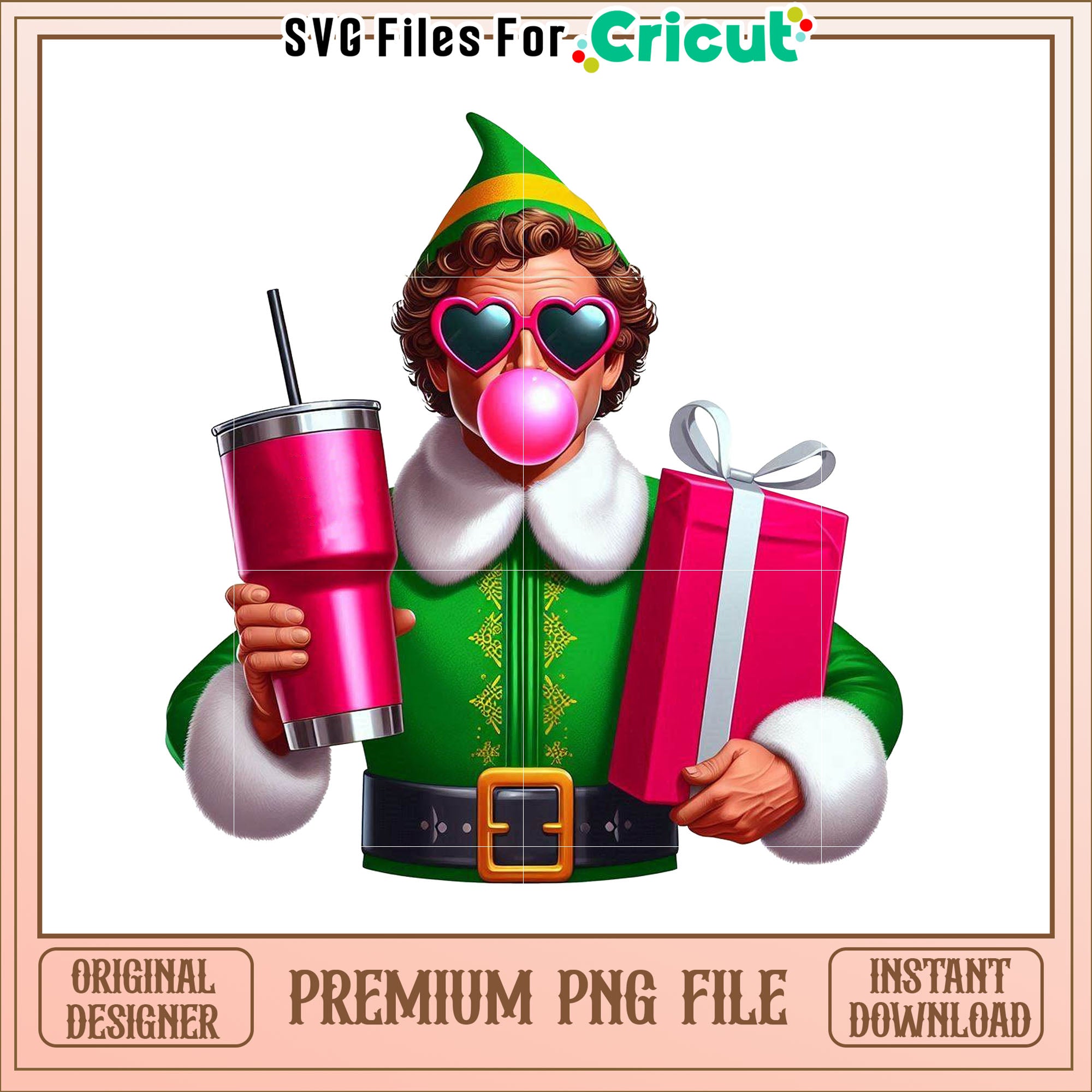 Buddy the Elf PNG Christmas Clipart – svg files for cricut
