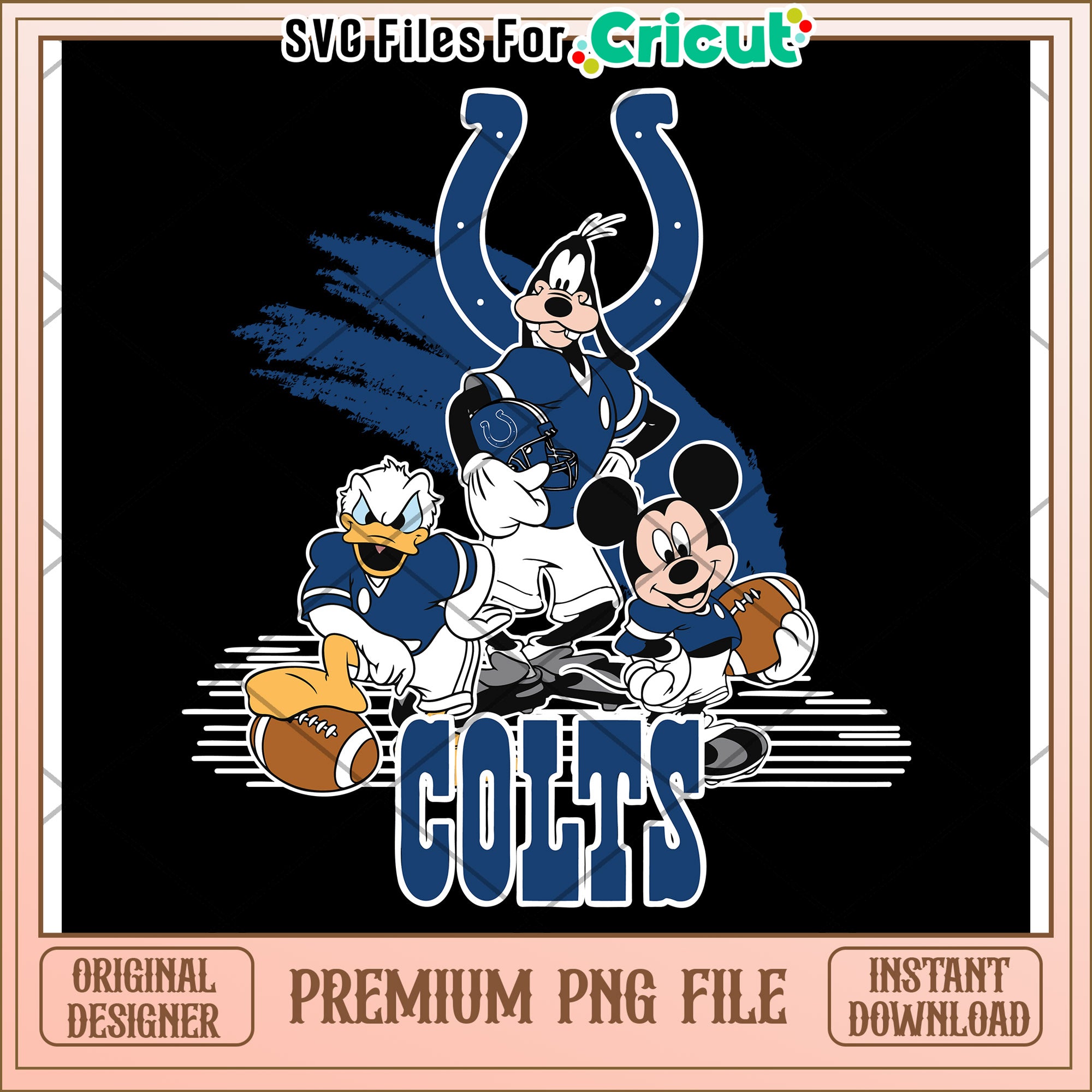 Disney Characters Colts Design, Perfect for Cricut Projects – svg files for cricut