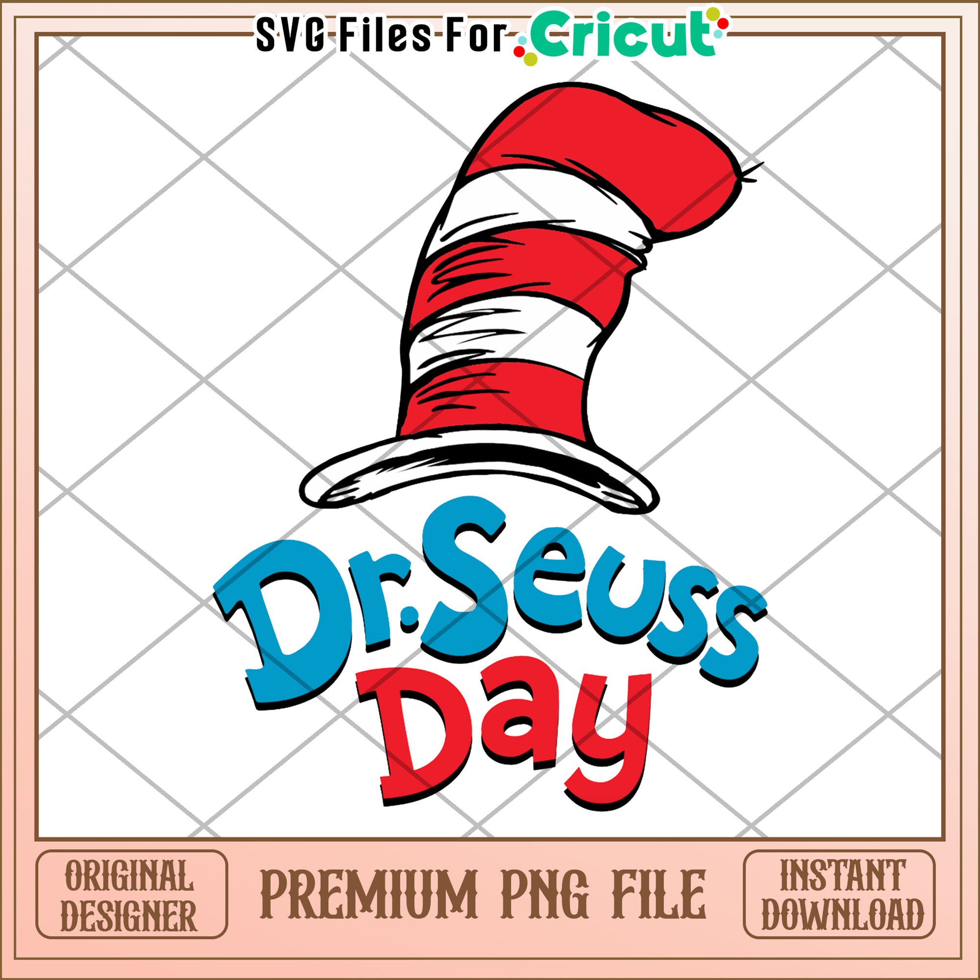 Dr Seuss Day PNG Hat Graphic Download – svg files for cricut