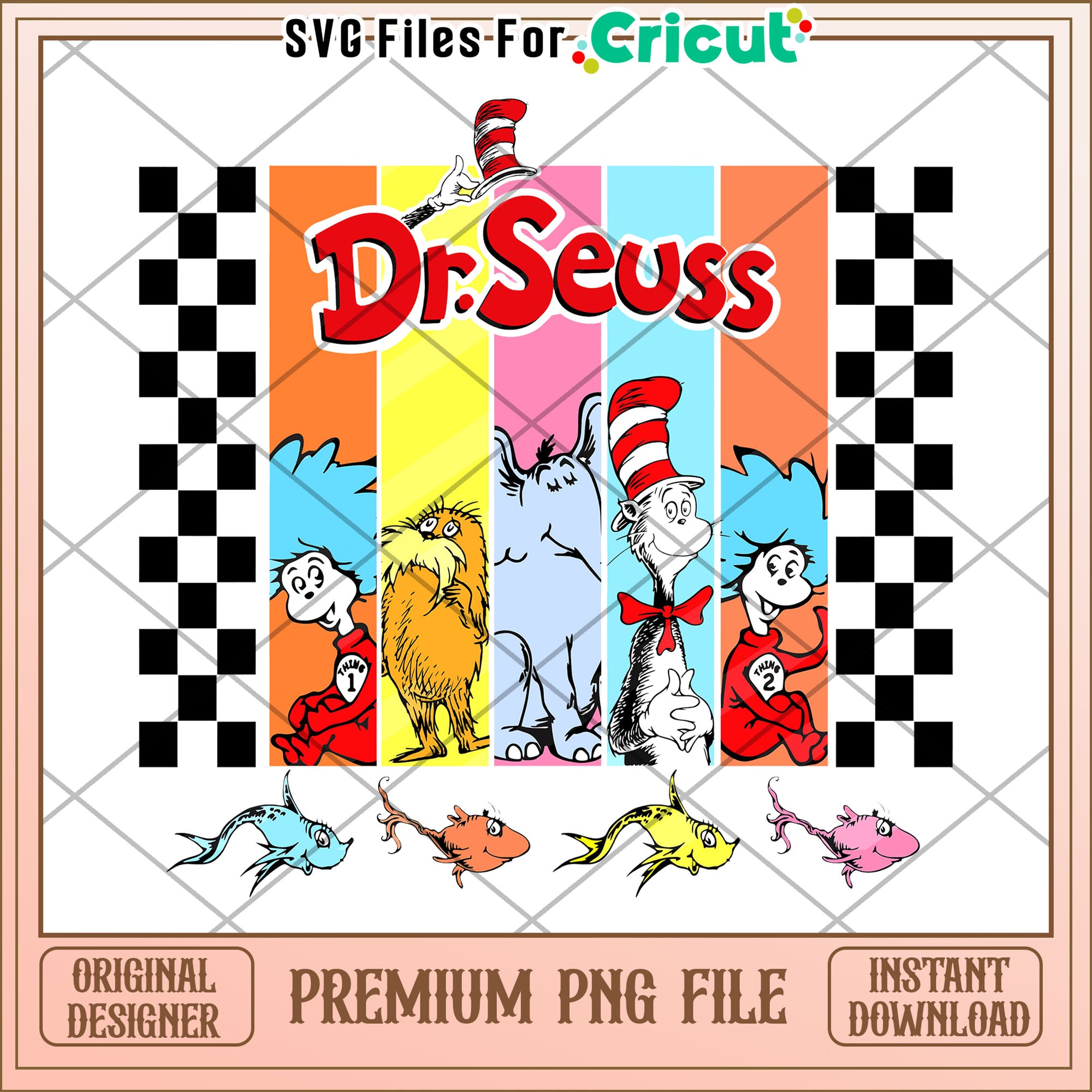 Dr Seuss PNG Characters Premium Download – svg files for cricut