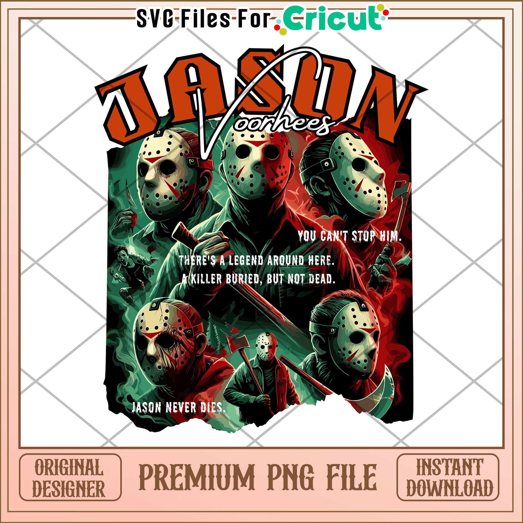 Jason design png, halloween horror nights png, halloween png – svg files for cricut