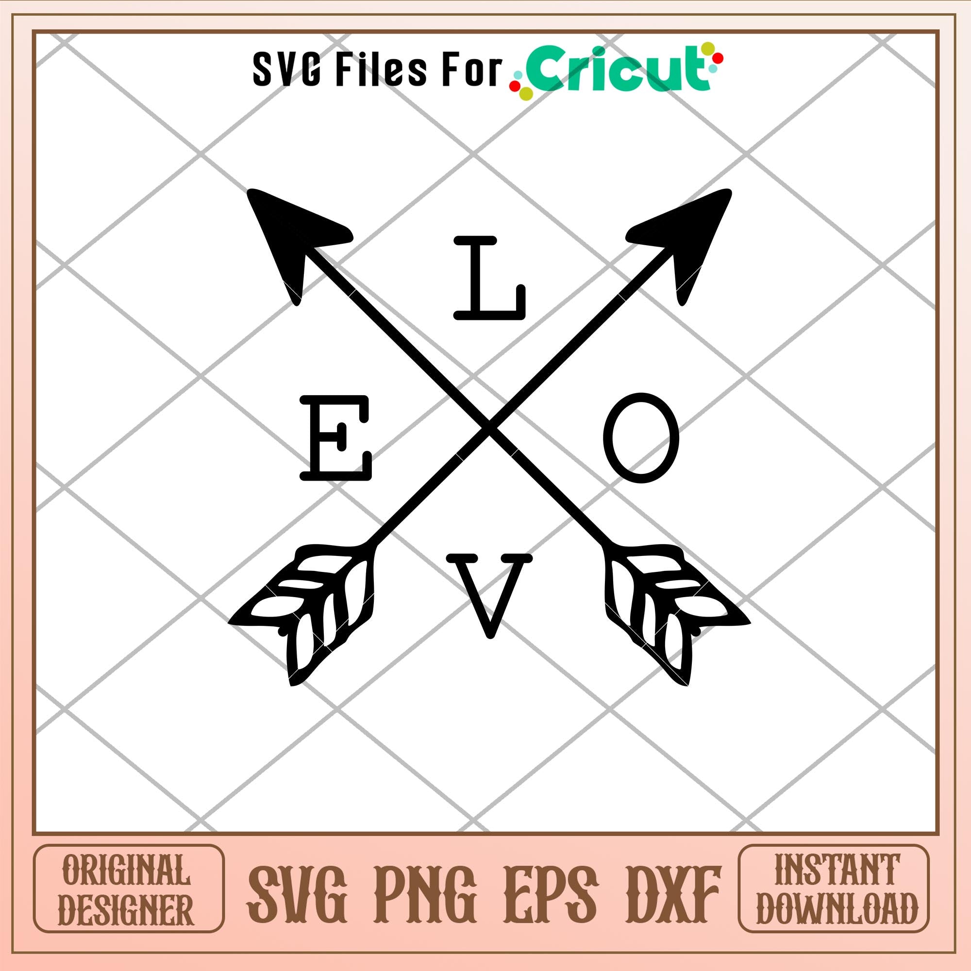Love Arrows, Love Arrows Svg – svg files for cricut
