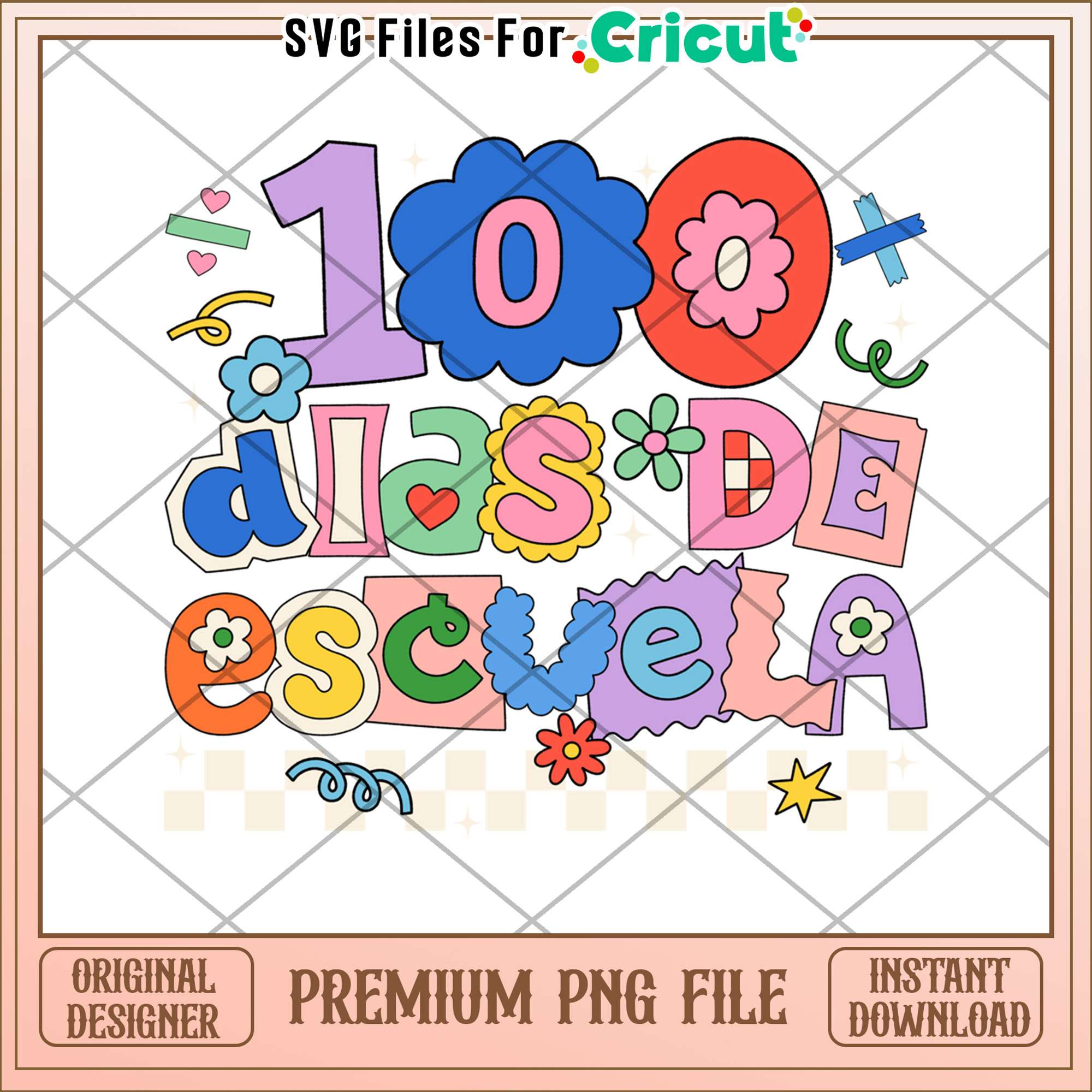 Merch Feliz 100 Dias De Escuela 100 Days Of School Spanish Teacher Swe ...