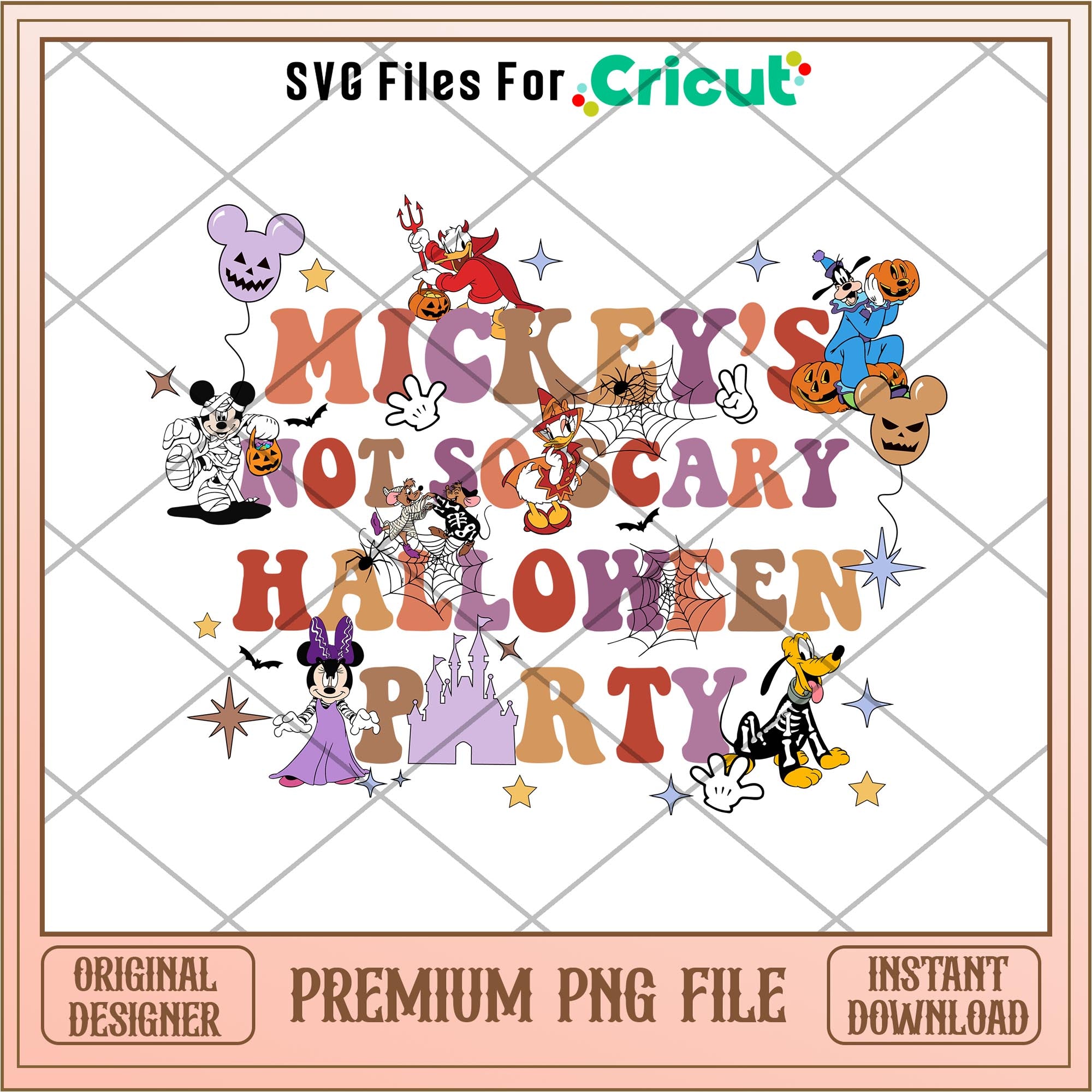 Mickey's Not-So-Scary Halloween Party png, Disney characters png, Digi ...
