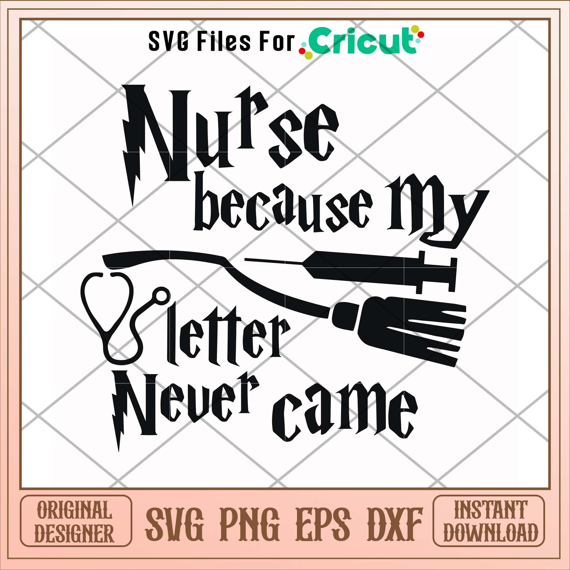 Nurse because my letter never came svg, letter svg, funny svg – svg ...