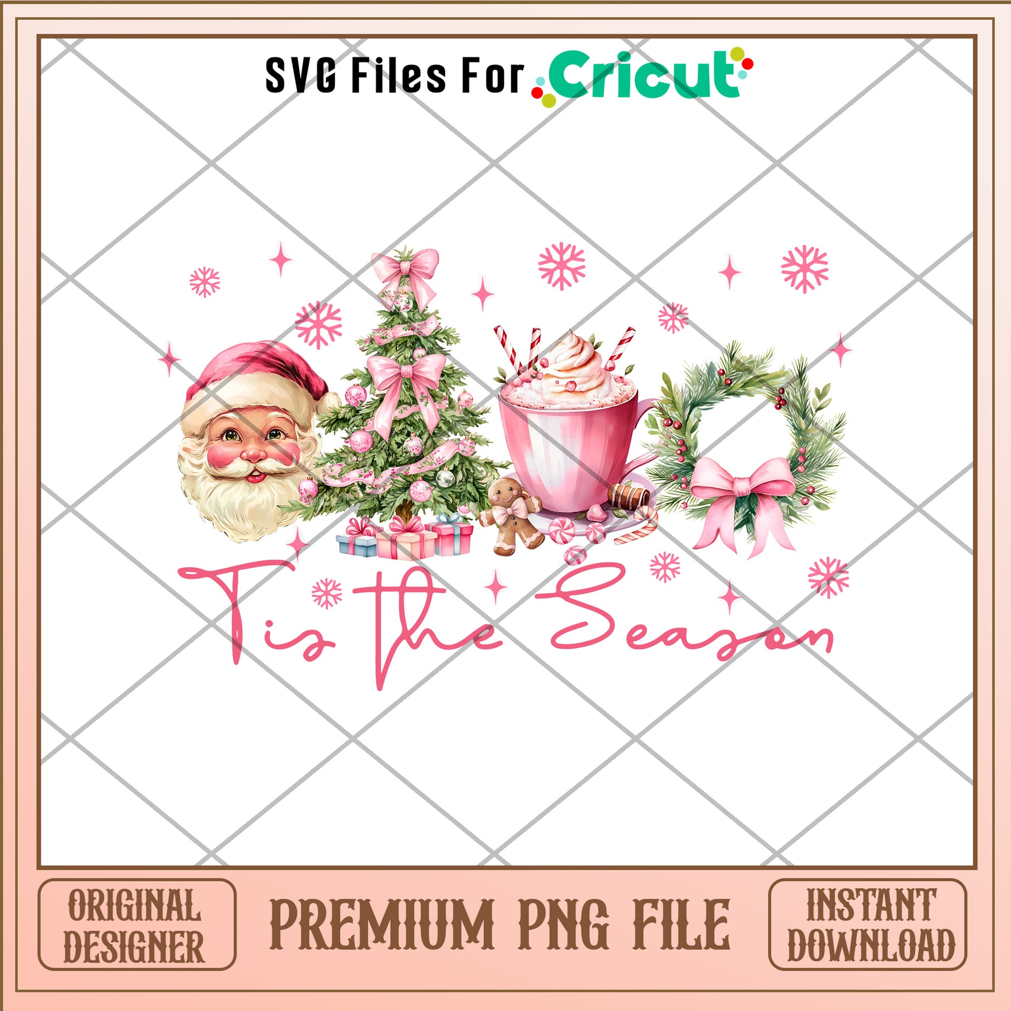 Santa claus tis the season png, christams tree png, christmas png – svg ...