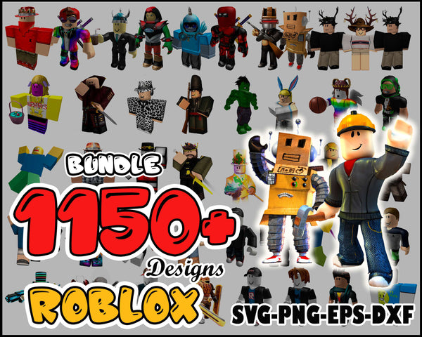 Roblox character design bundle svg, roblox character svg – svg files ...