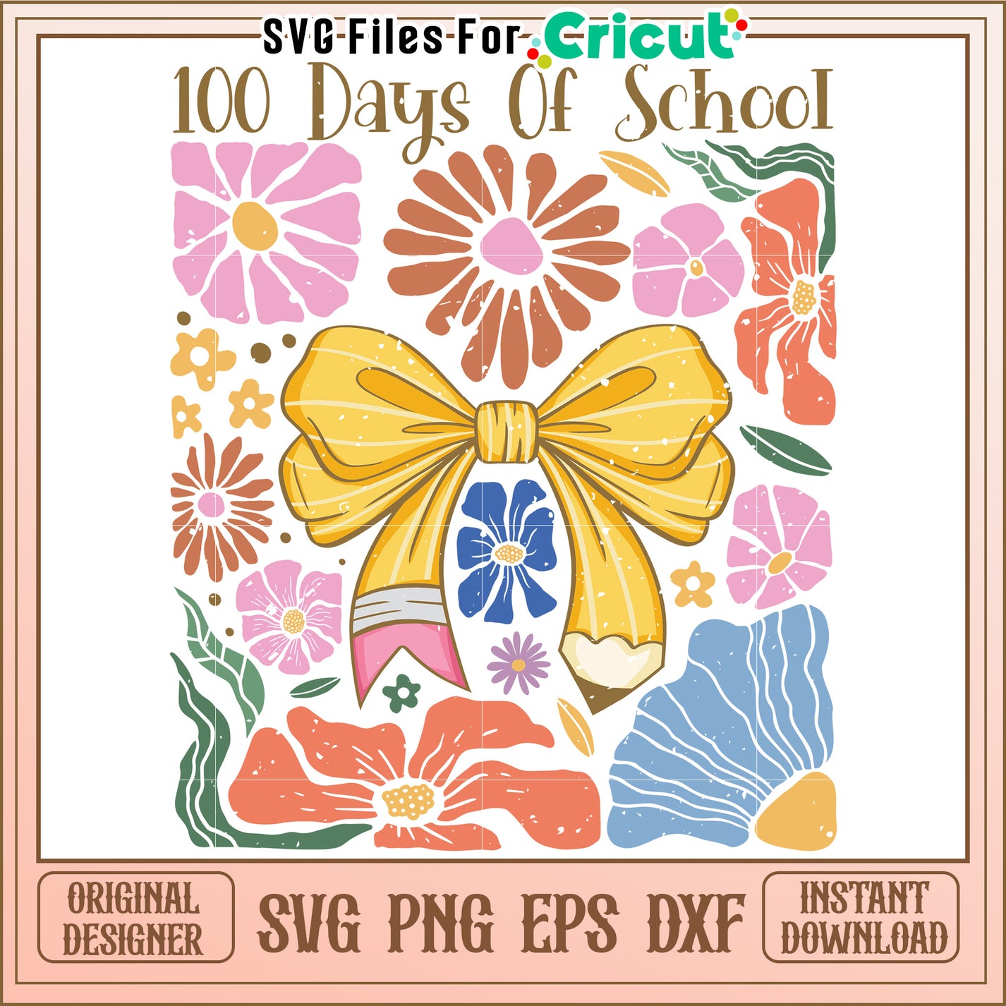 100 Days of School SVG Cut Files – svg files for cricut