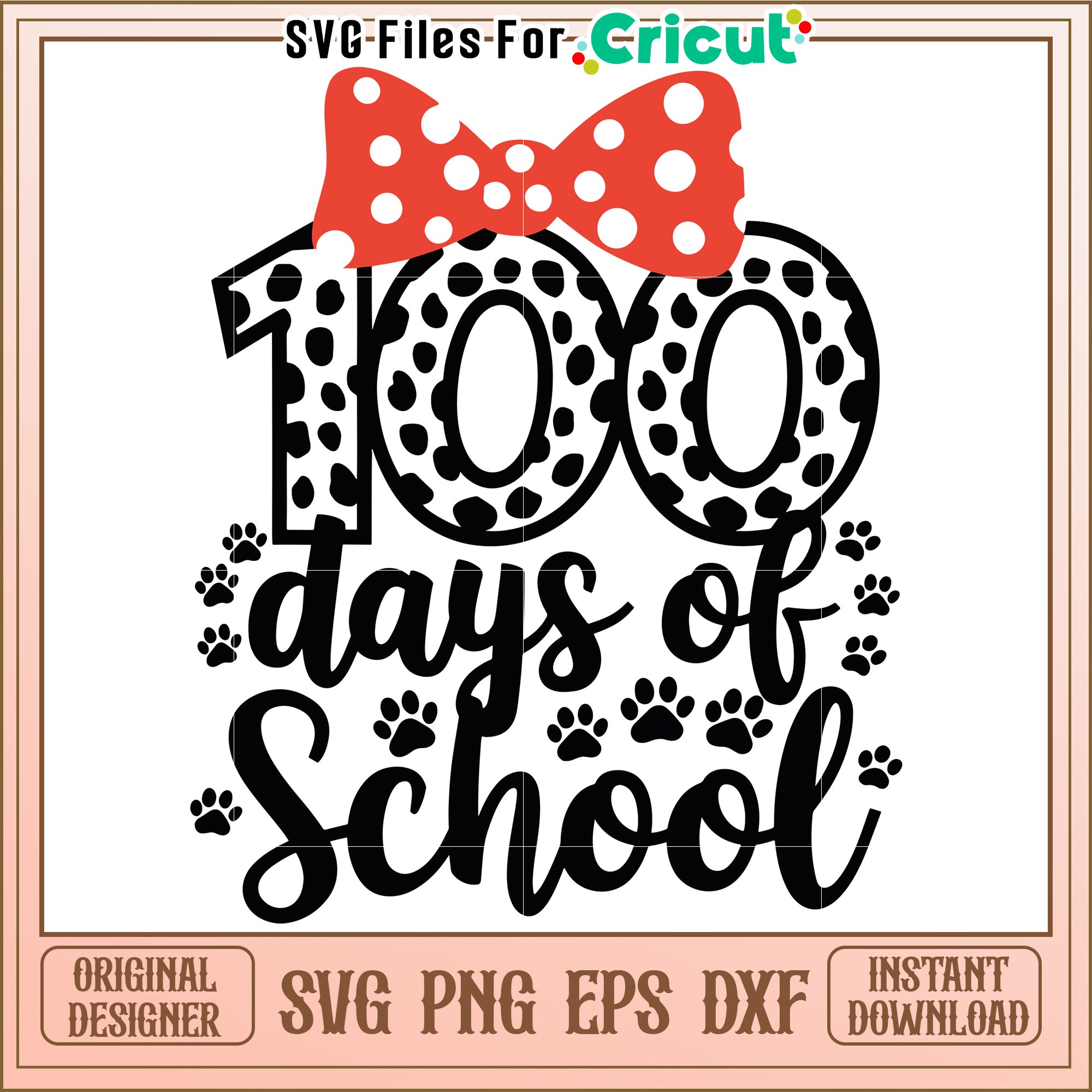 100 Days of School SVG Design – svg files for cricut