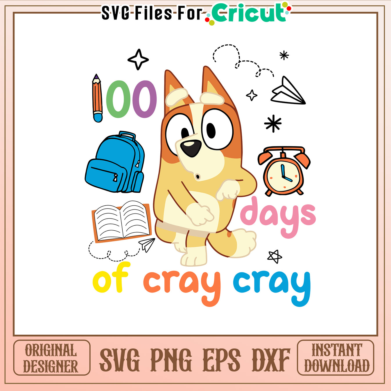 100 days of cray cray svg, cray tech school svg, Bingo svg – svg files ...