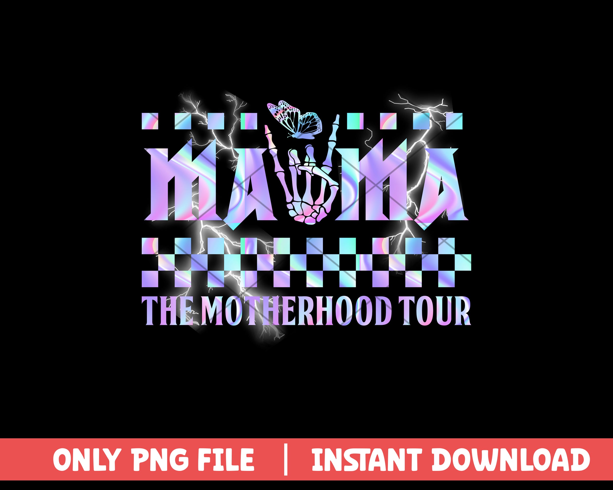 mama hand skeleton themotherhood tour png – svg files for cricut
