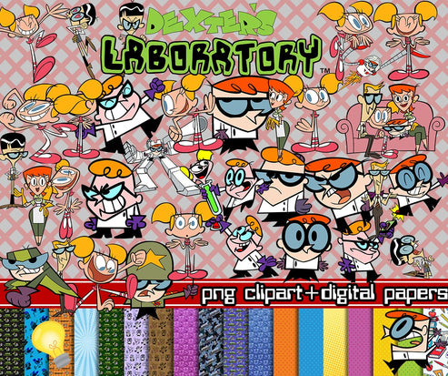 Dexter Laboratory clipart png budle – svg files for cricut