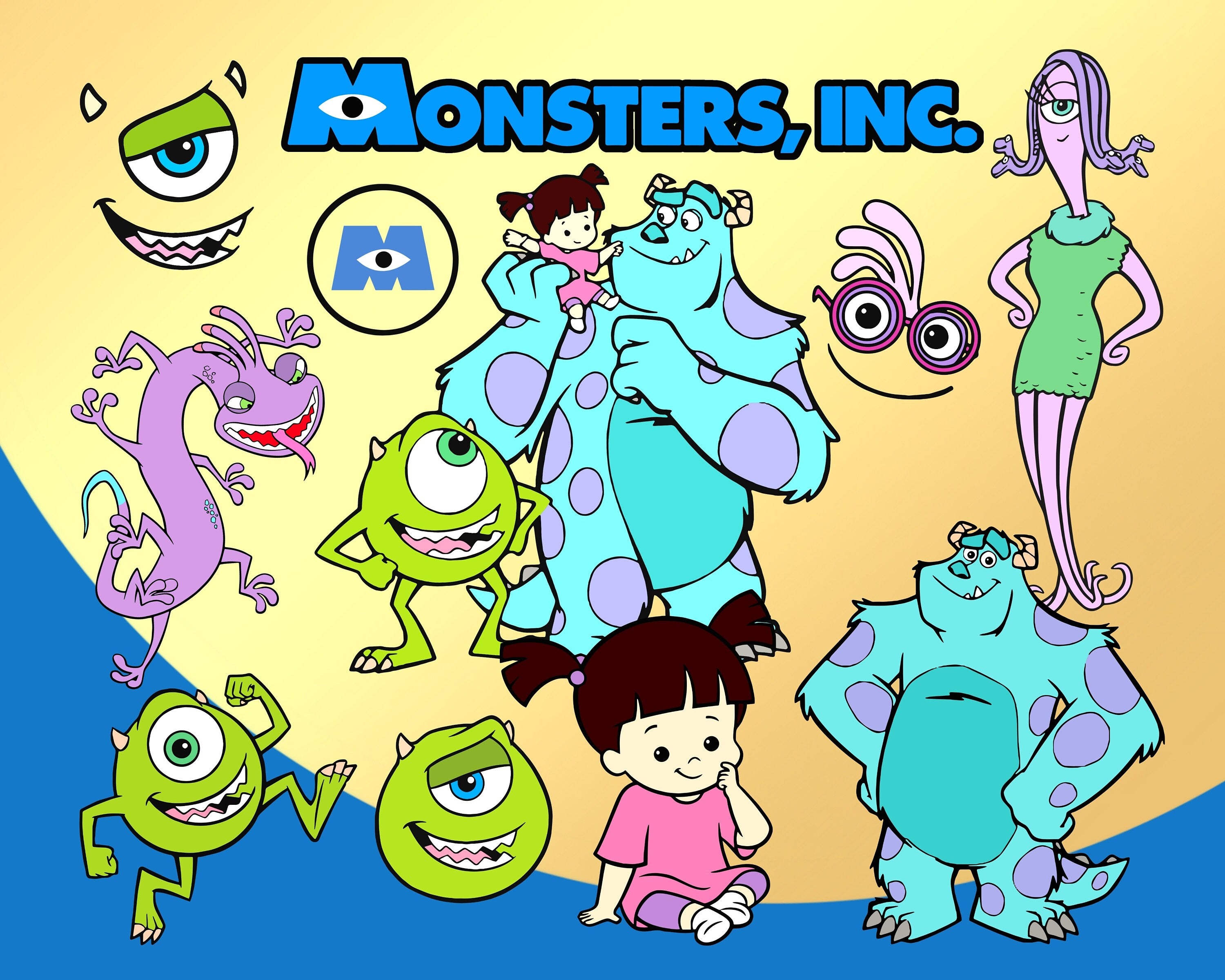 Monsters Inc. SVG, PNG bundle – svg files for cricut