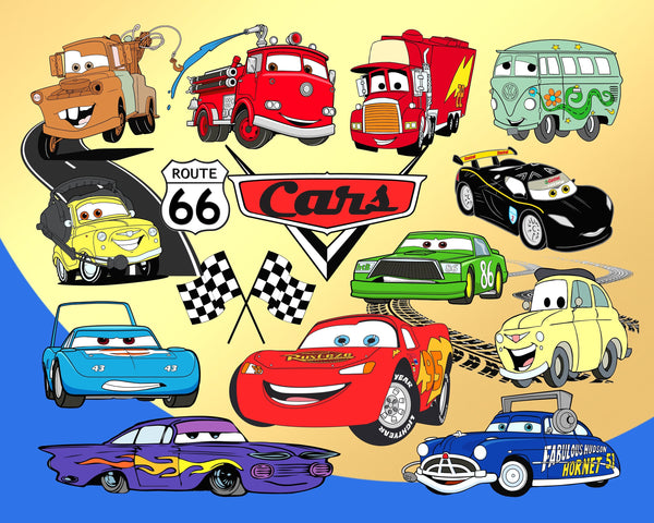 Disney Cars SVG, PNG Bundle – svg files for cricut
