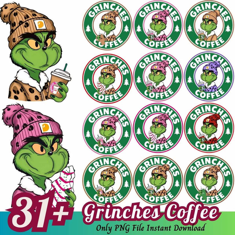 Grinches Coffee PNG bundle, Grinchmas coffee png bundle – svg files for ...