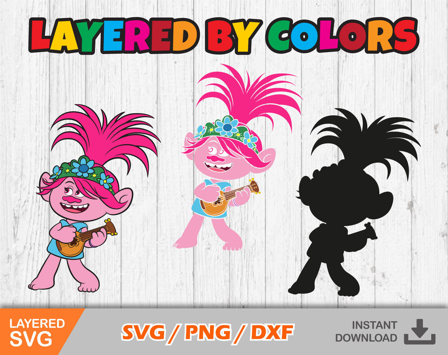 Trolls characters clipart SVG Bundle – svg files for cricut