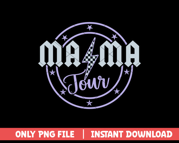 Mama Rock Tour Funny Rock n Roll Mother's png – svg files for cricut