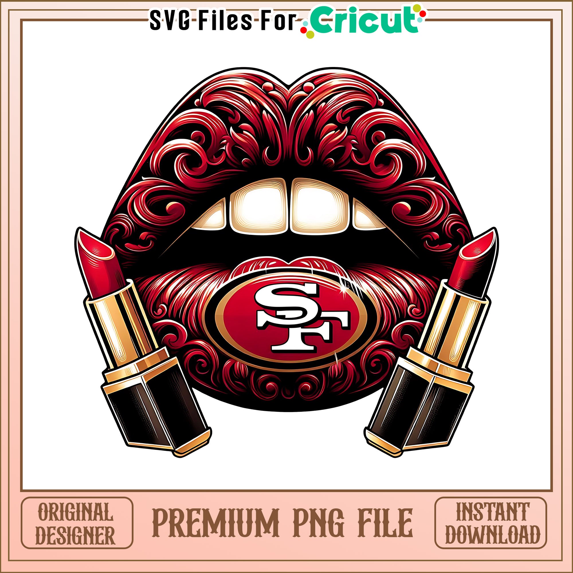 49ers vintage lips design png, San Francisco 49ers png, NFL png – svg ...