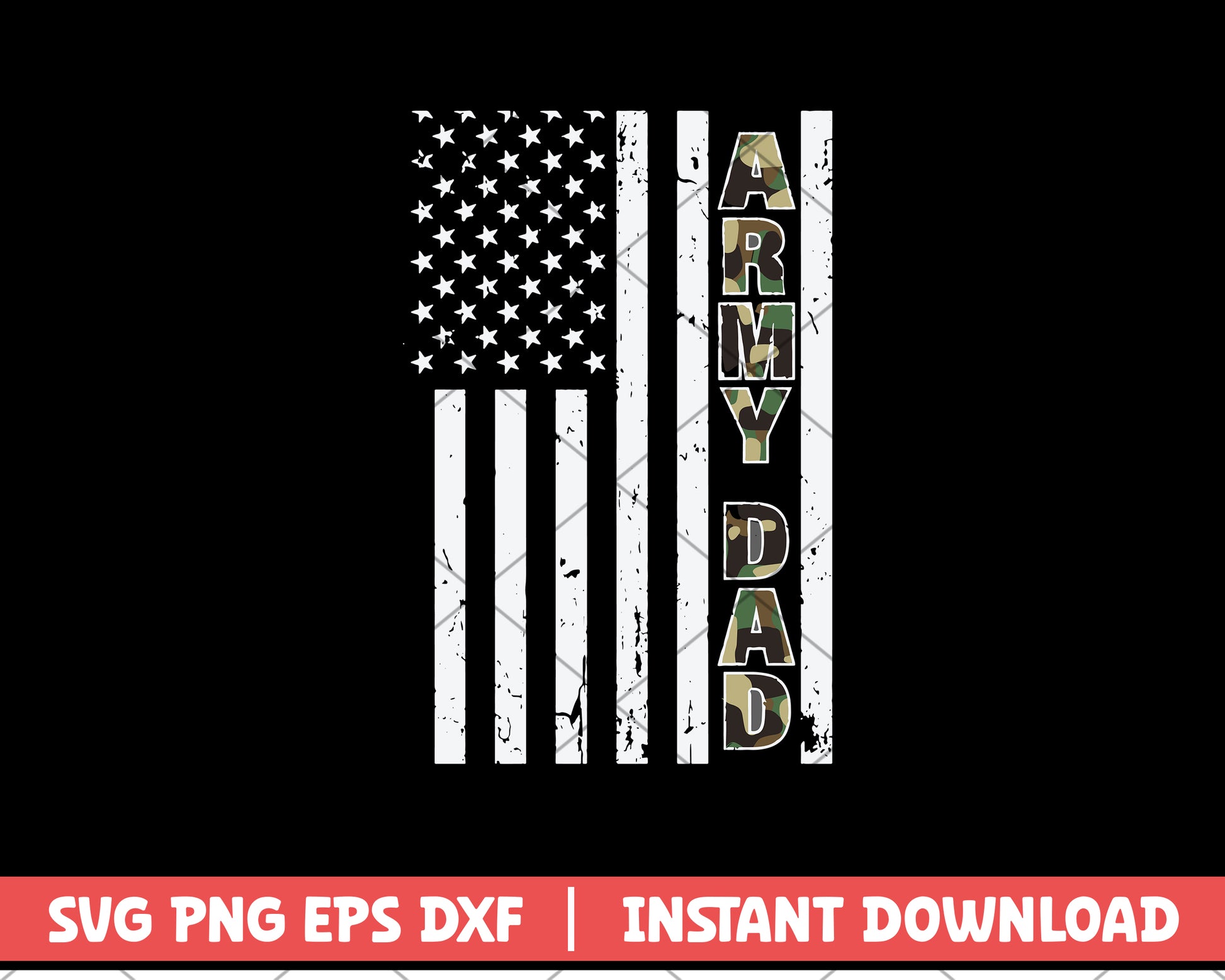 Army Dad Flag svg – svg files for cricut