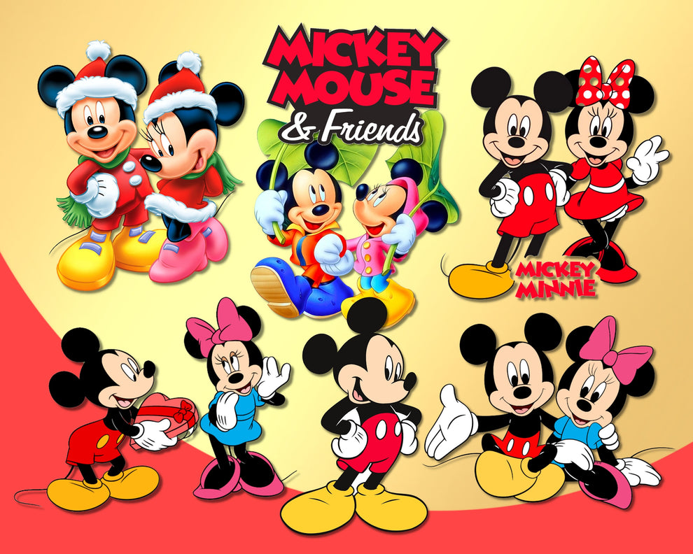 Mickey Mouse Friends PNG, SVG bundle – svg files for cricut