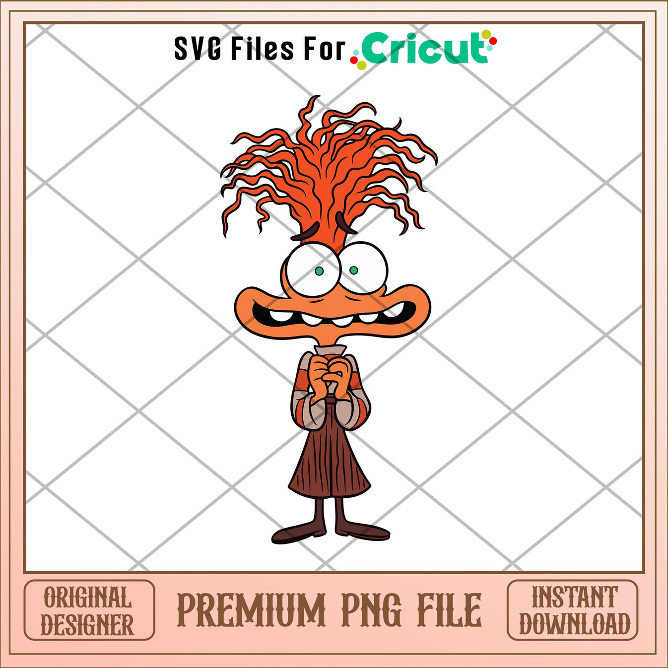 Anxiety disney Inside out 2 png – svg files for cricut
