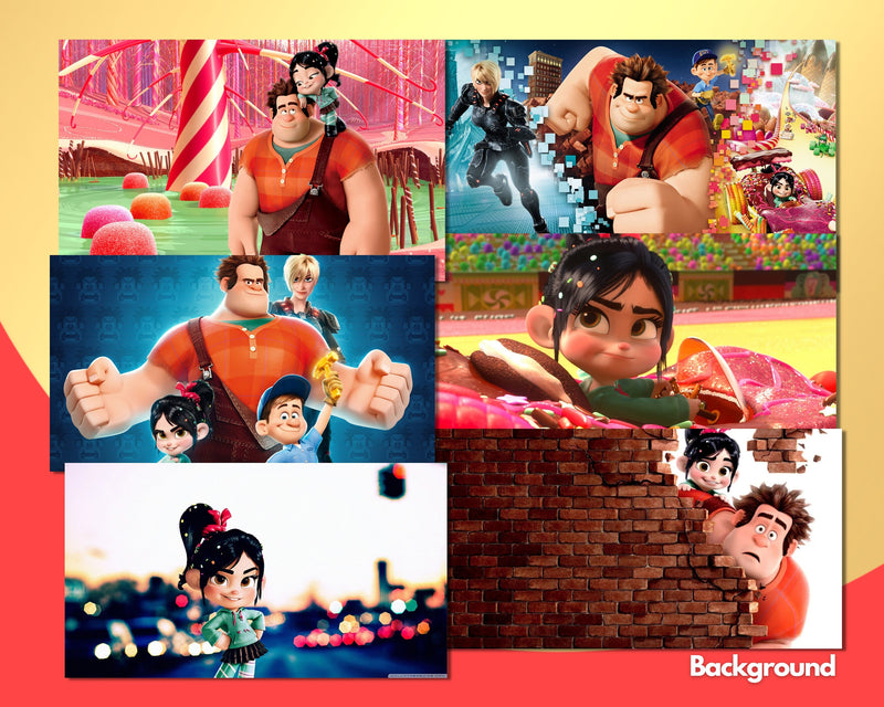 Wreck it Ralph Clipart PNG Bundle – svg files for cricut