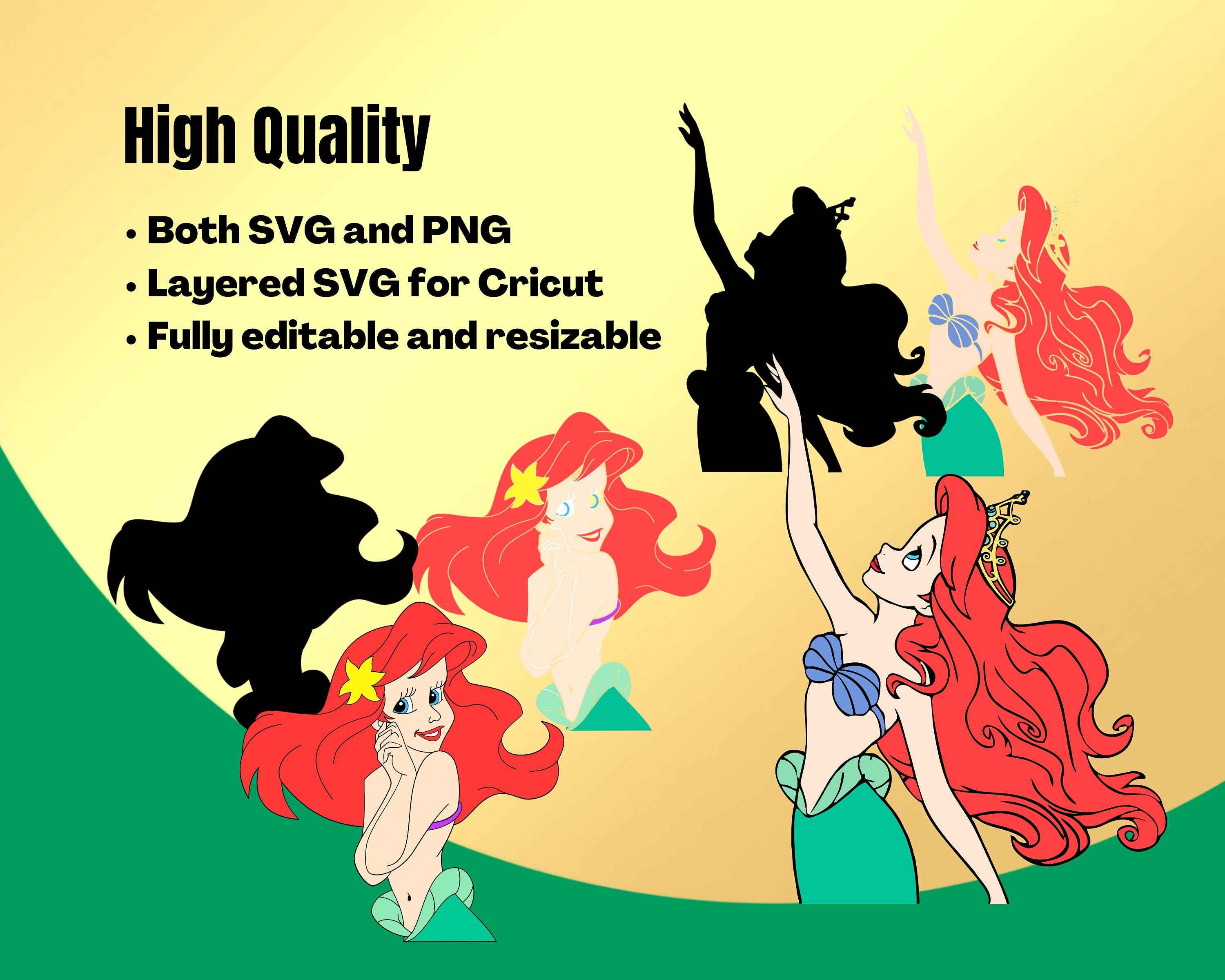 Little Mermaid SVG, PNG Bundle – svg files for cricut