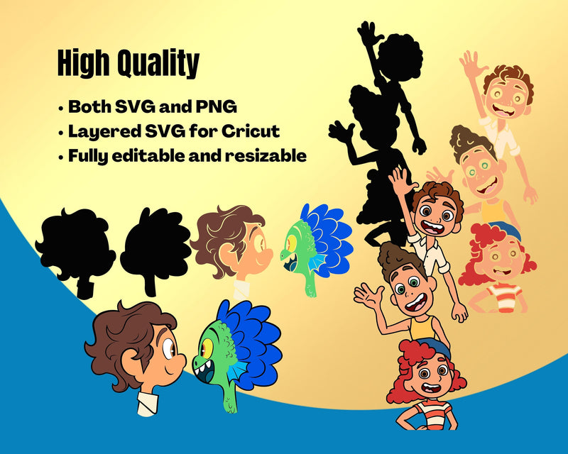 Luca Disney PNG, SVG Bundle – svg files for cricut
