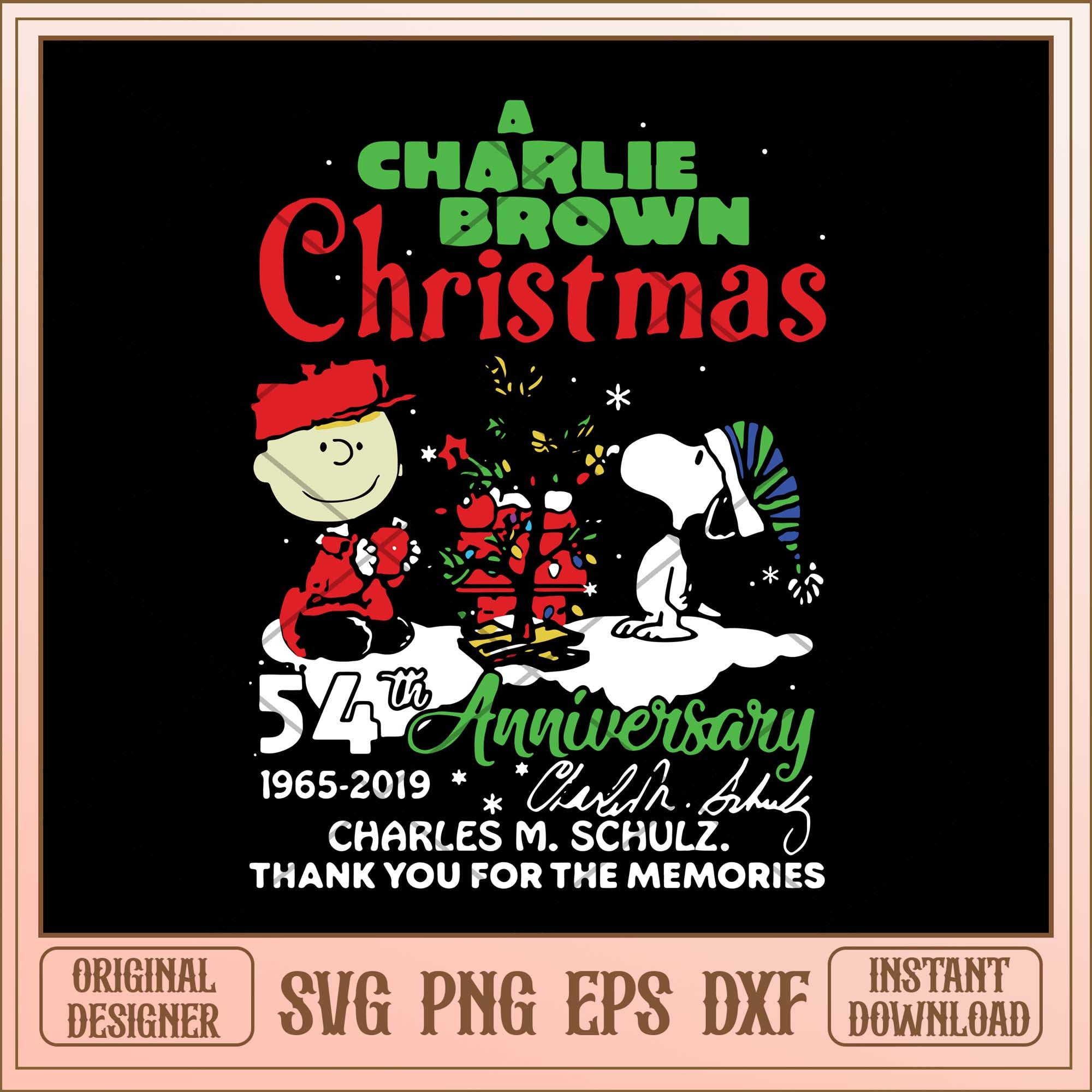 A charlie brown christmas anniversary svg, Snoopy Christmas svg bundle ...