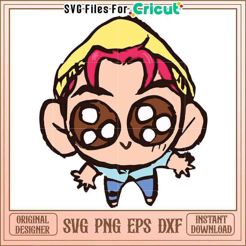 Abby character svg, kpop cartoons svg, saja huntrix svg – svg files for ...