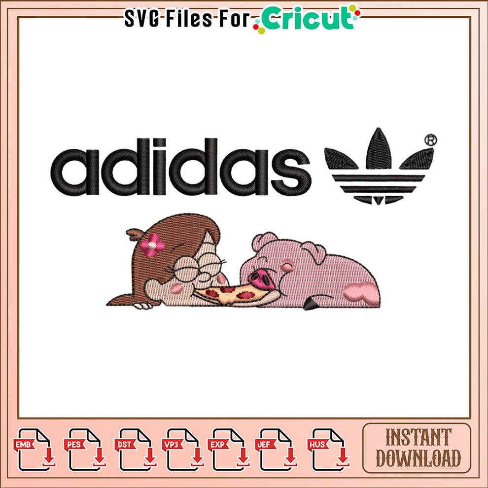 Adidas Logo Embroidery Design Instant Download – svg files for cricut