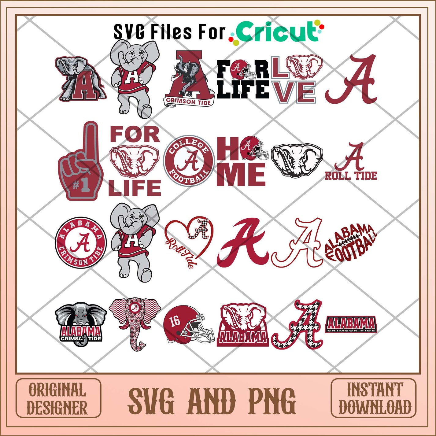 Alabama Crimson Tide svg, Alabama Crimson Tide svg bundle, NCAA svg ...