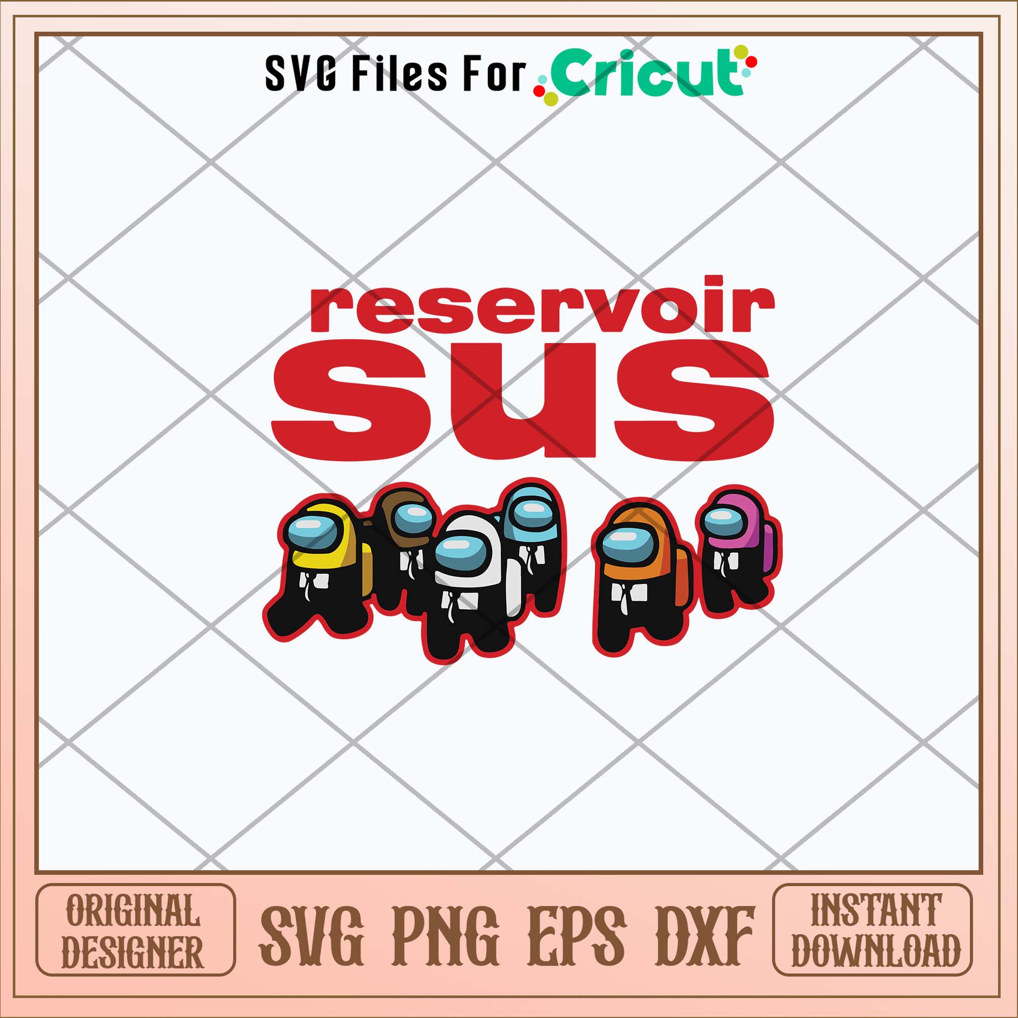Among Us Reservoir Sus Svg-Svgfilesforcricut – svg files for cricut