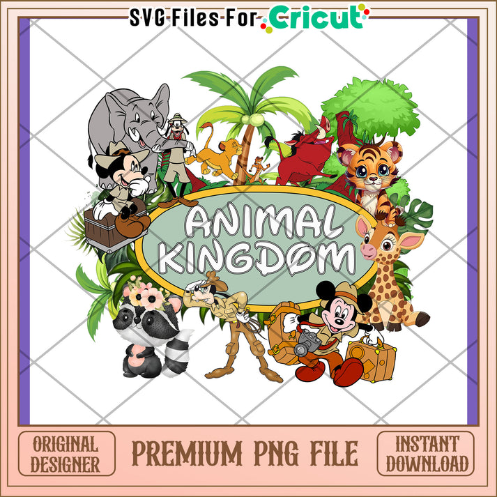 Animal Kingdom PNG Design for Creative Projects – svg files for cricut