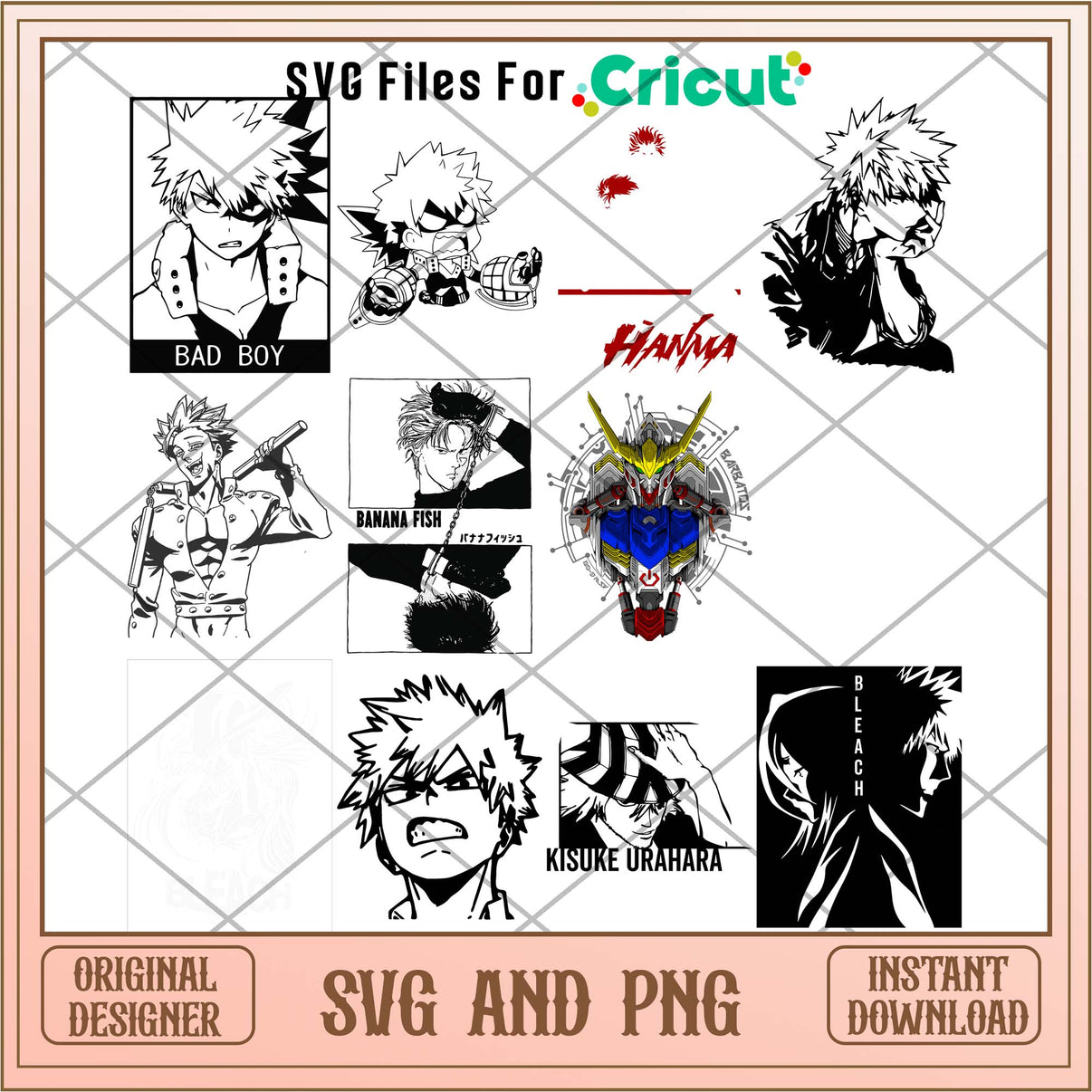 Anime Katsuki Bakugo svg bundle, Anime bundle - Svgfileforcricut – svg ...