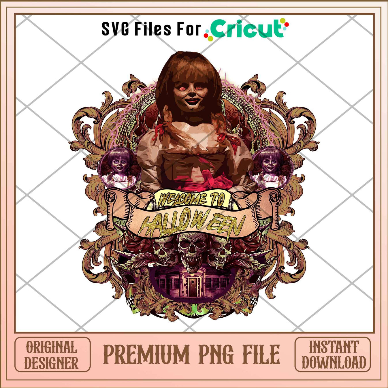 Annabelle Horror Movie Character Png, Horror characters png, Digital D ...