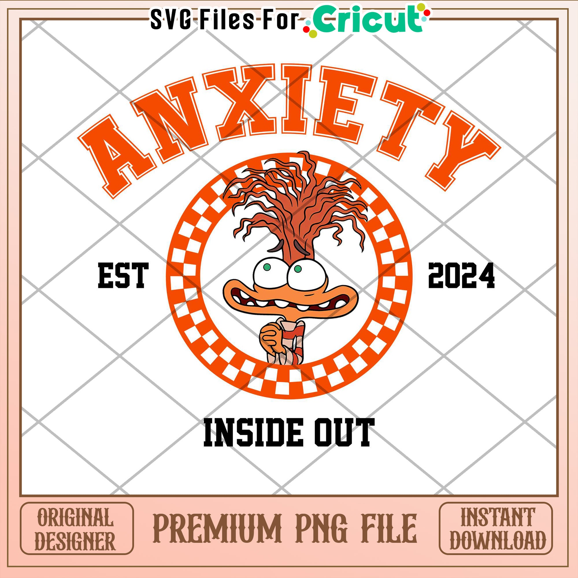 Anxiety Inside Out PNG Design 2024 – svg files for cricut
