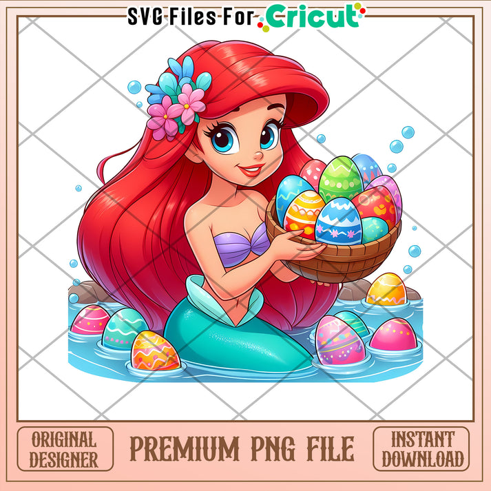 Ariel Easter PNG Sublimation Design – svg files for cricut