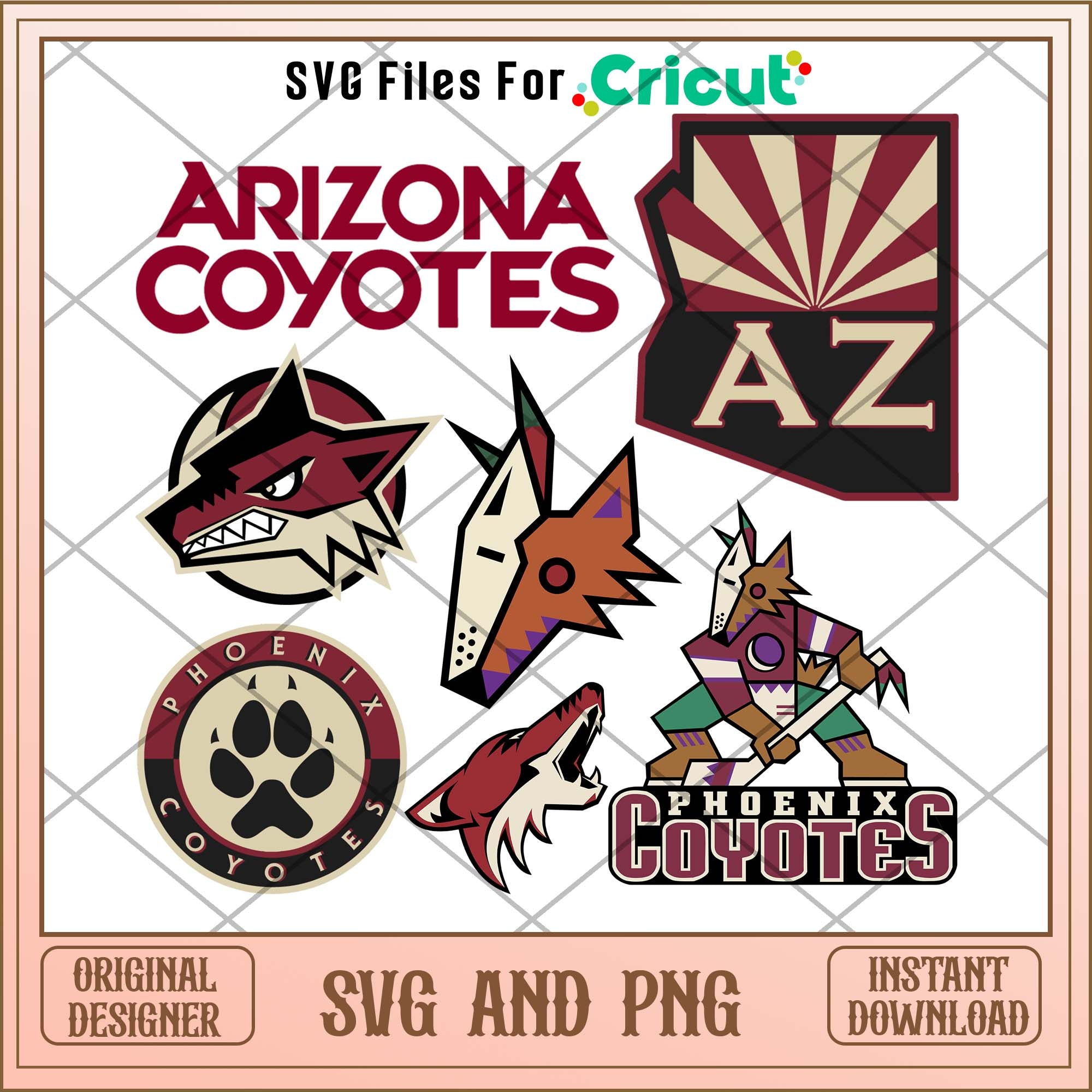 Arizona Coyotes svg, Arizona Coyotes svg bundle, NHL svg – svg files ...