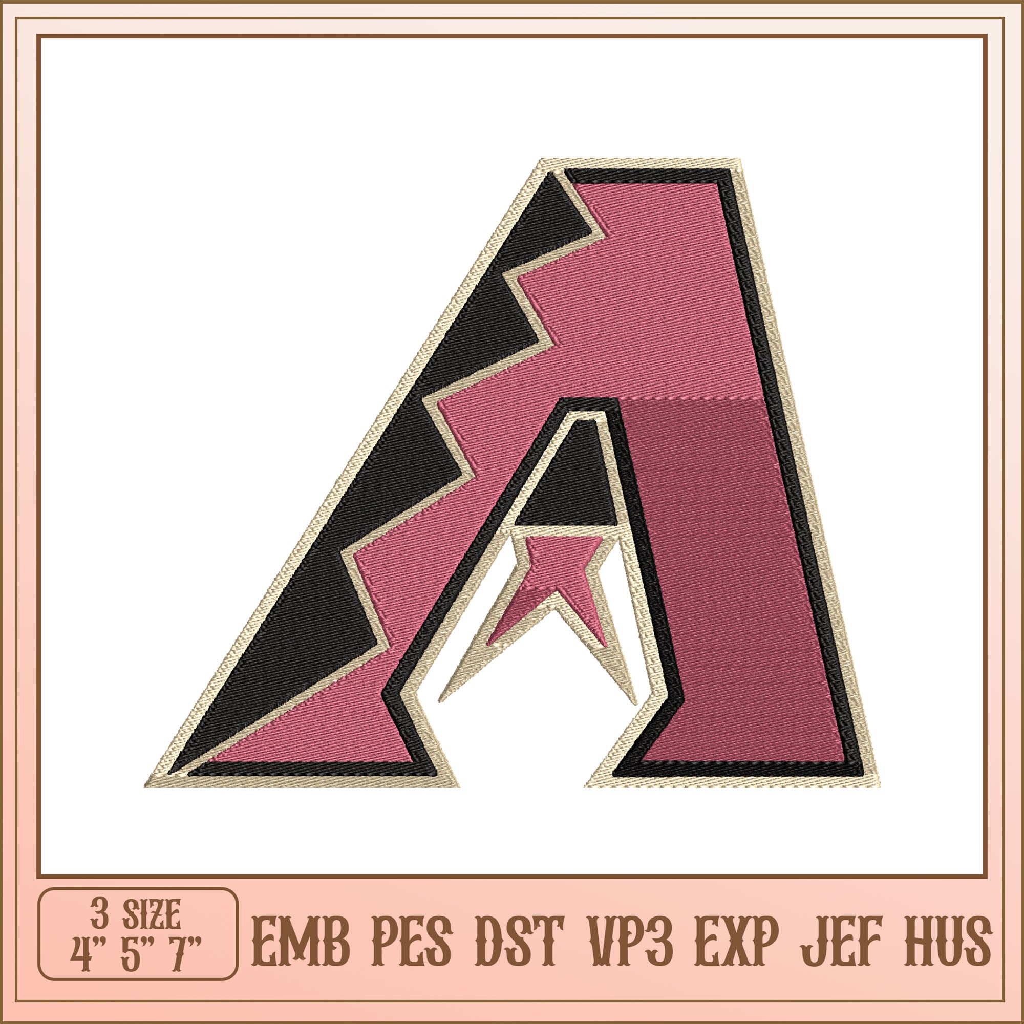 Arizona Diamondbacks Embroidery Design – svg files for cricut