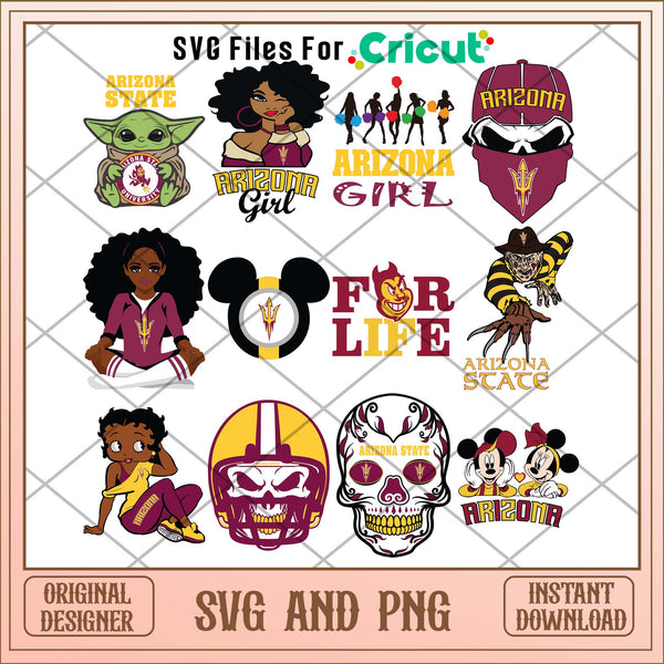 Arizona State bundle, Arizona State svg bundle, NCAA svg – svg files ...