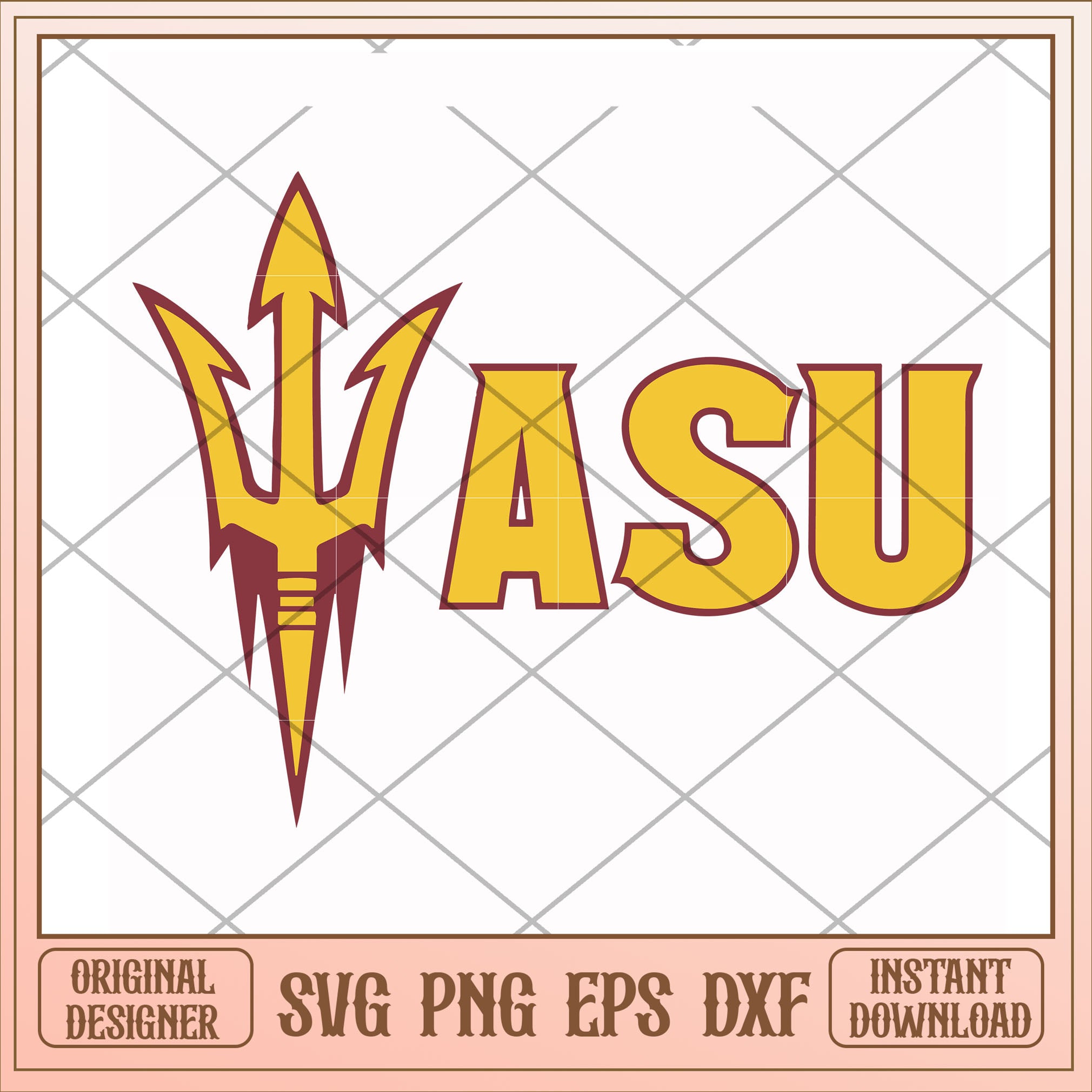 Arizona State trident logo asu svg, trident logo svg, ncaa svg – svg ...