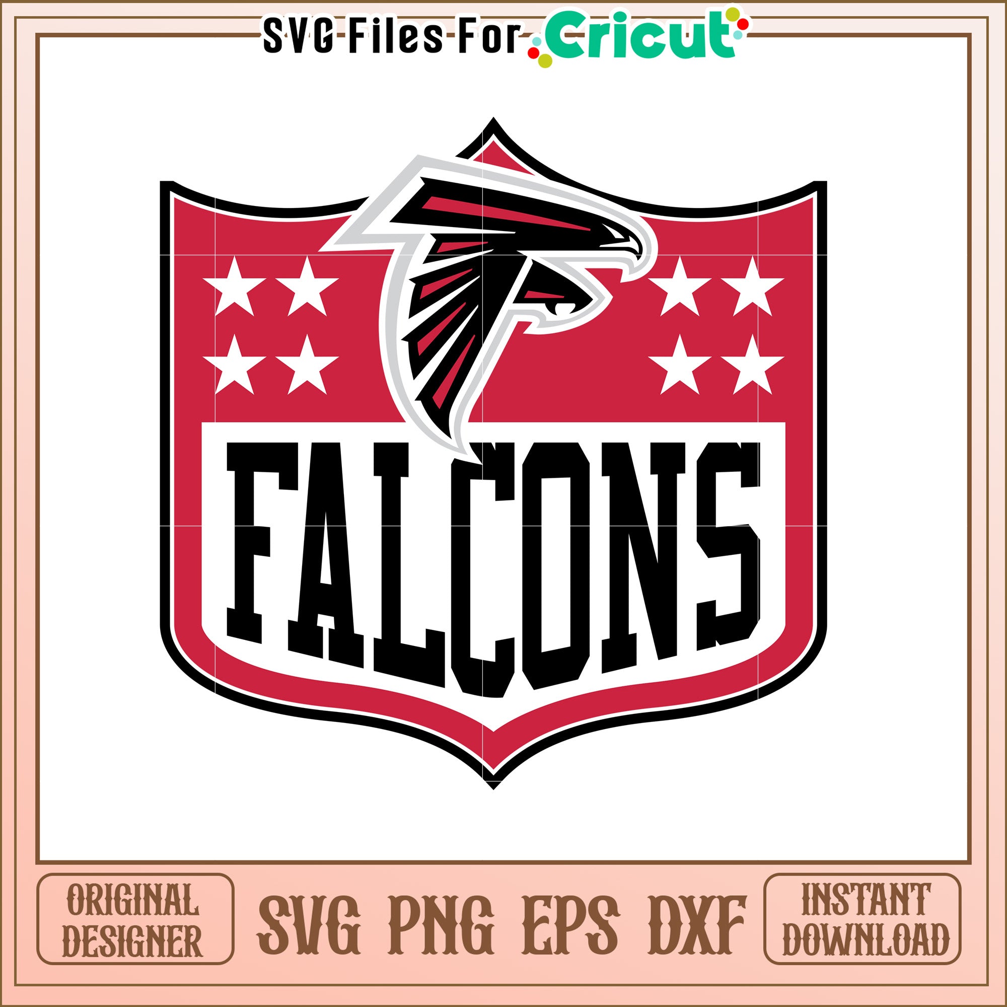 Atlanta Falcons Logo SVG Design for Sports Fans – svg files for cricut