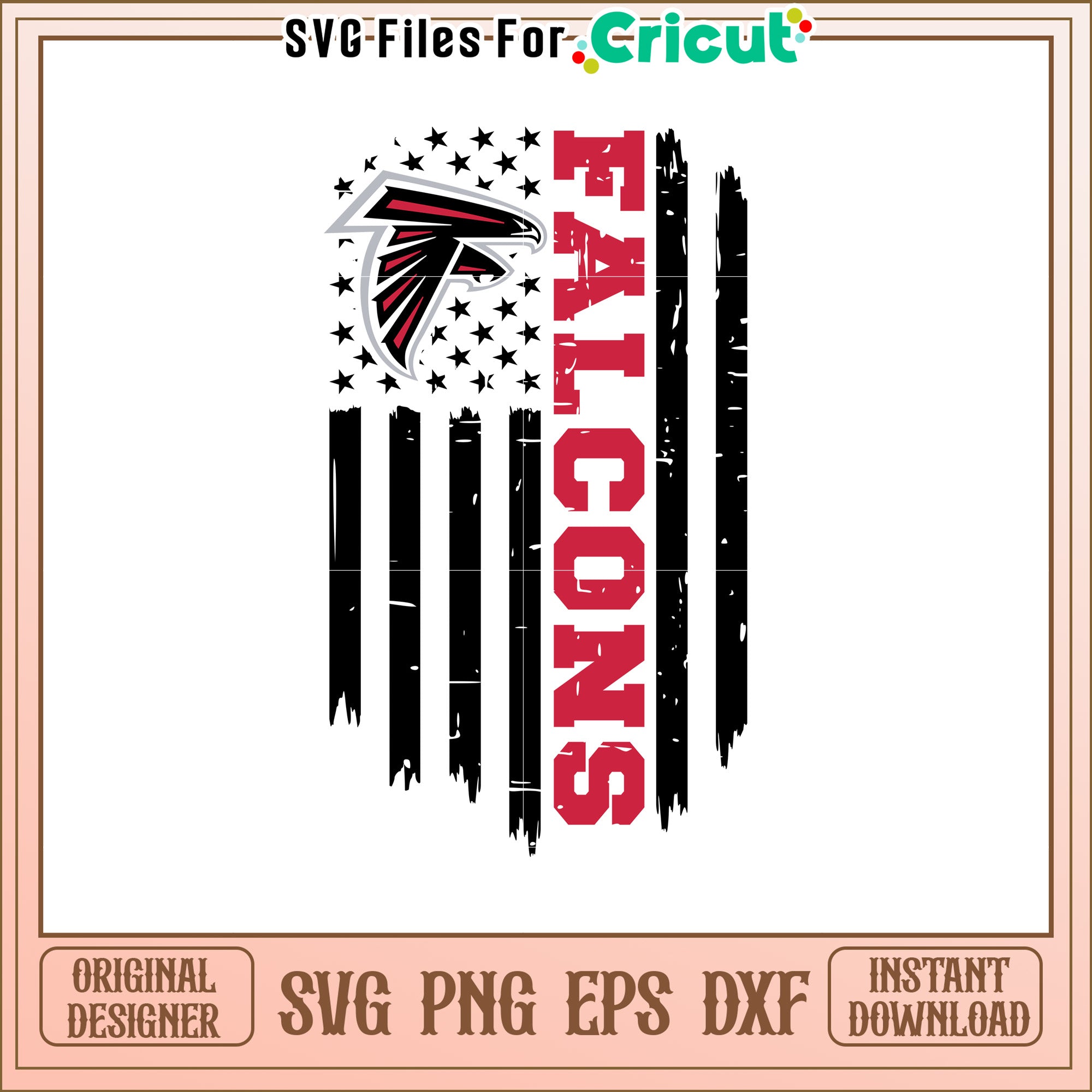 Atlanta Falcons SVG Design for Sports Fans Decor – svg files for cricut