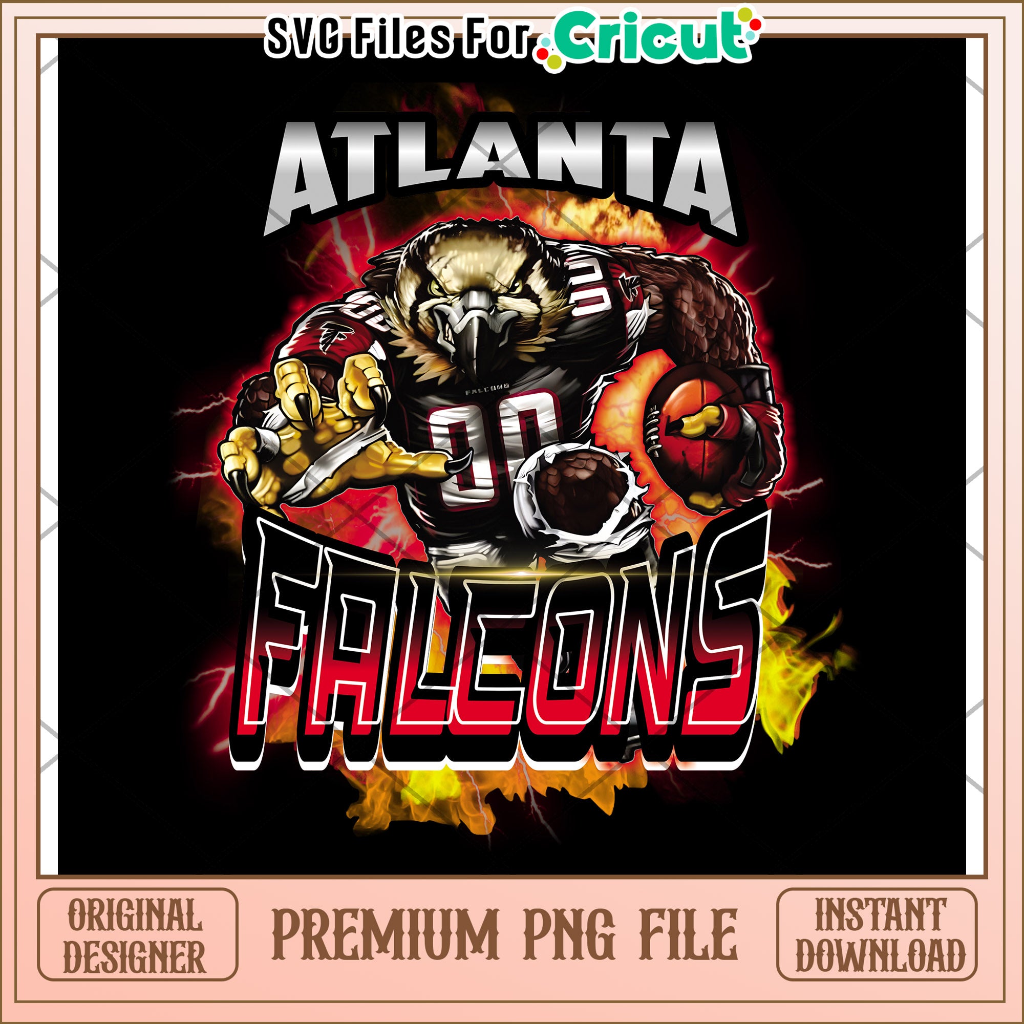 Atlanta Falcons graphic design, perfect for Cricut projects – svg files ...