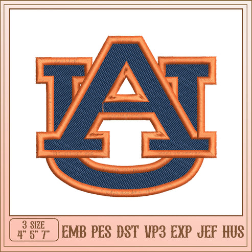 Auburn AU Embroidery Design – svg files for cricut