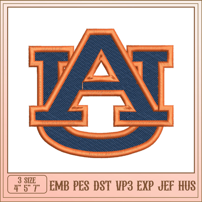 Auburn AU Embroidery Design – svg files for cricut