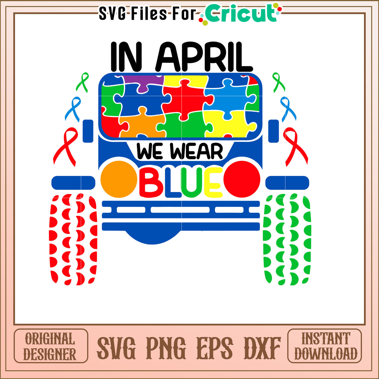 Autism Awareness Jeep SVG – svg files for cricut