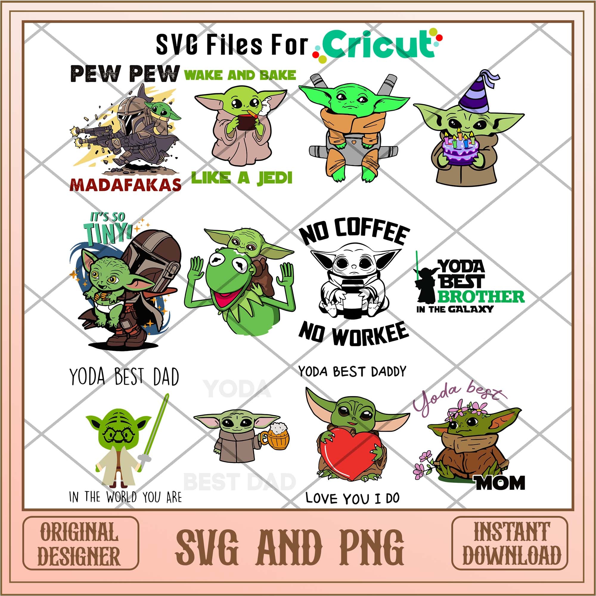 Baby Yoda family svg bundle, star wars movies svg - Svgfileforcricut ...