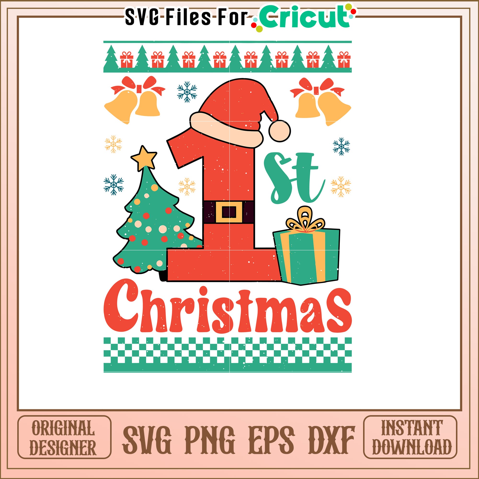 Baby's First Christmas SVG – svg files for cricut